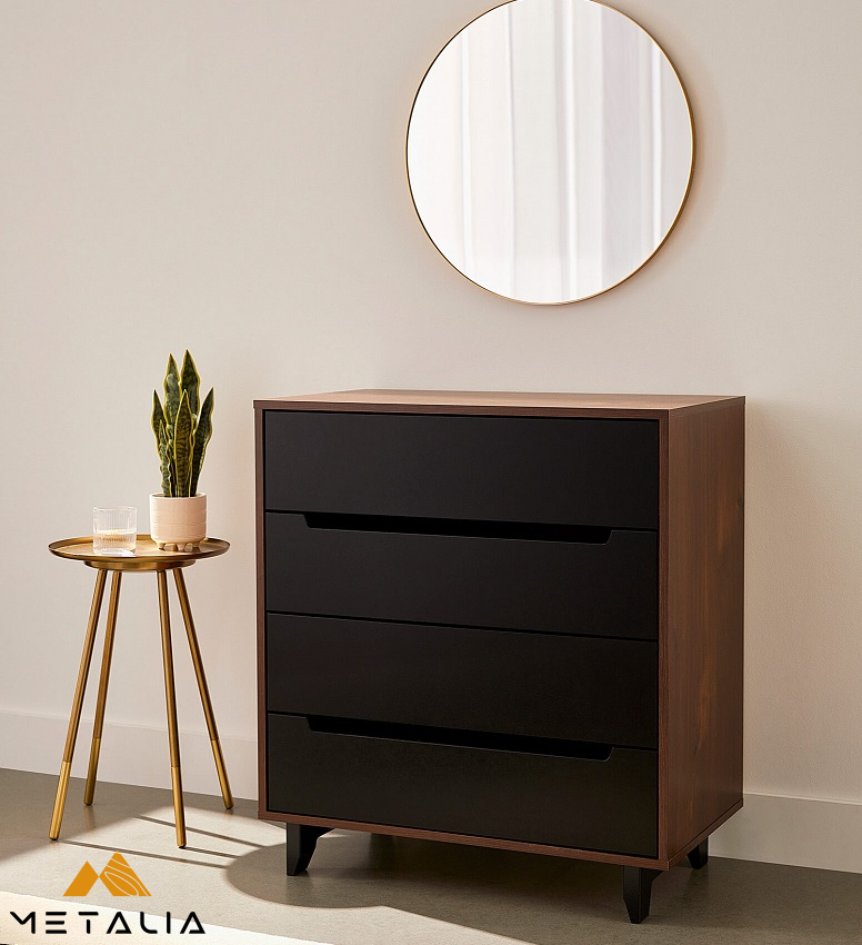 دراور 4 کشو مدرن سیمونز مدل MG7026 - متالیا